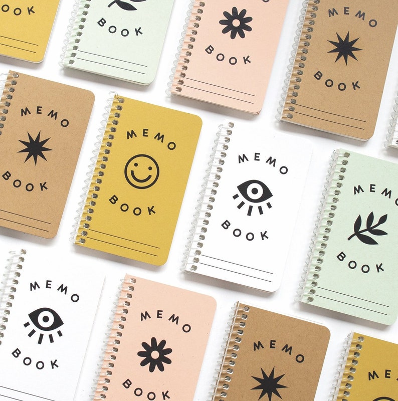 Flower Memo Book | Etsy