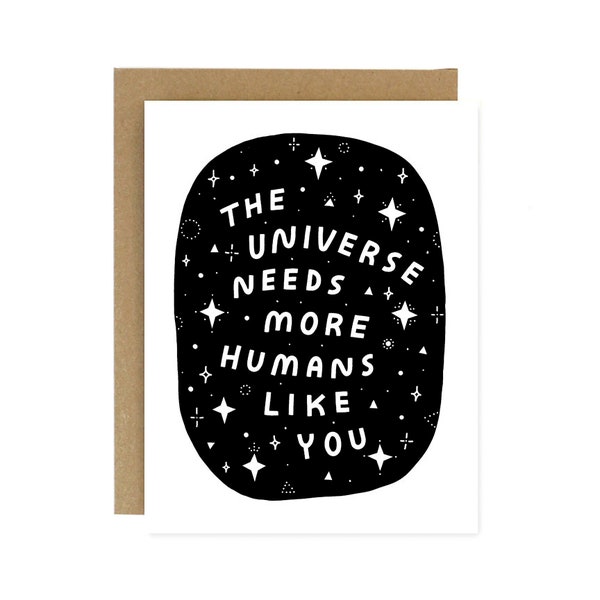 Universe Greeting Card - Etsy