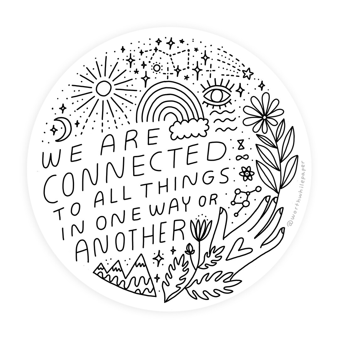 Connected Die Cut Sticker - Etsy