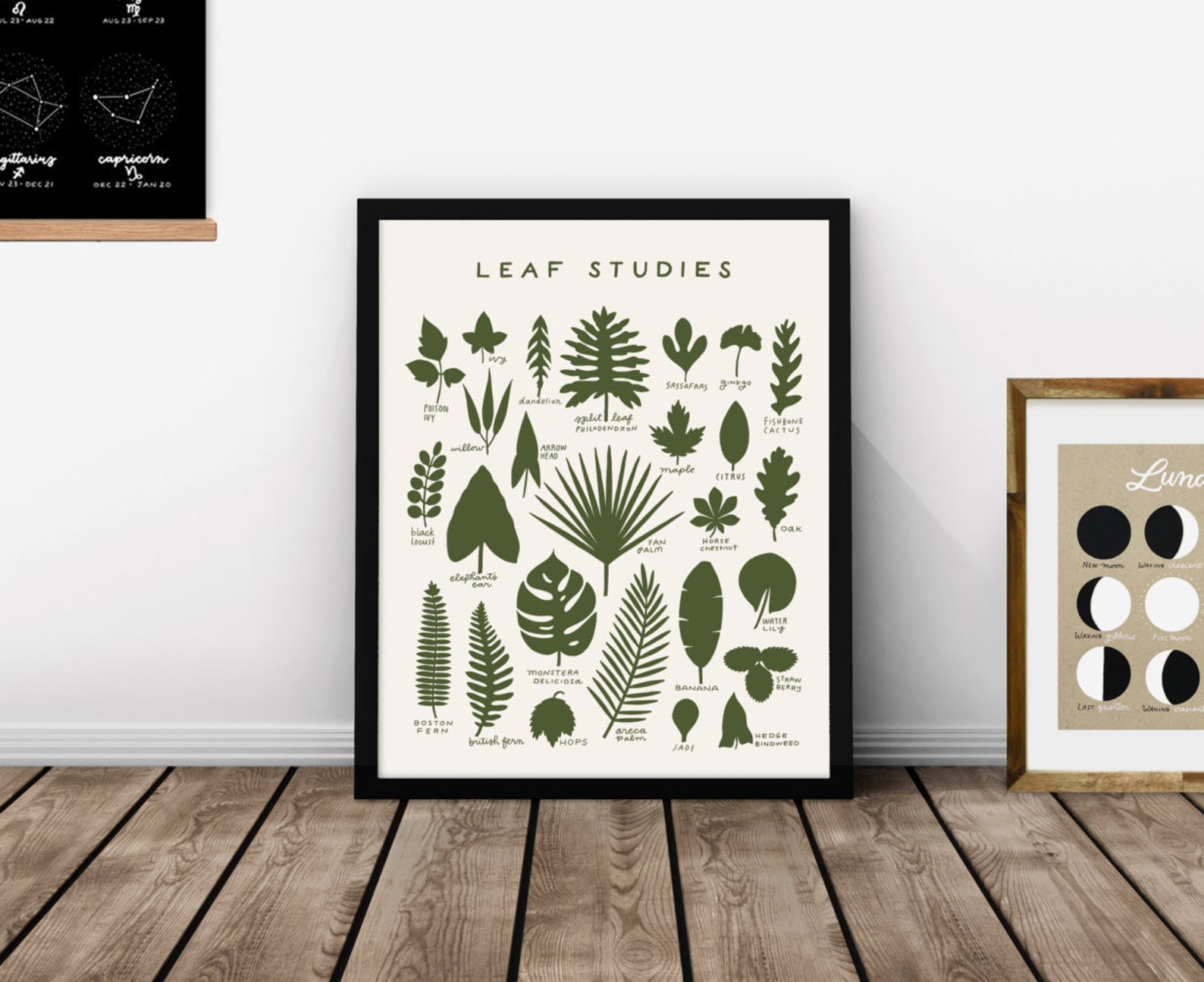 Leaf Studies 16 X 20 Screen Print - Etsy