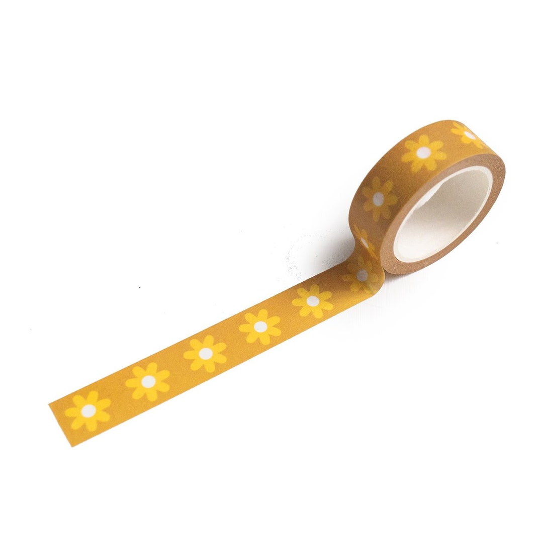 Daisy Pattern Washi Tape - Etsy