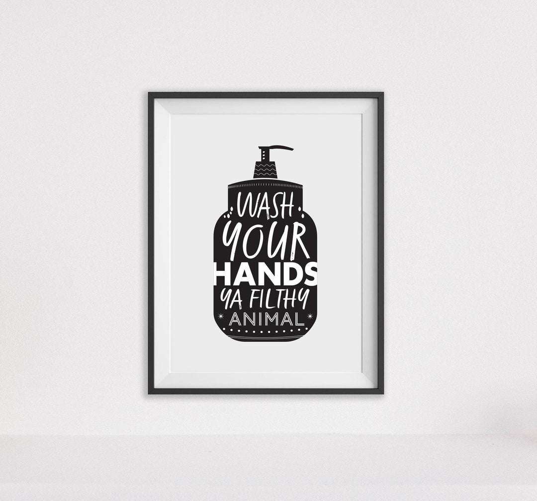 Bathroom Art Decor, Cute Bathroom Wall Art Funny Bathroom Signs Decor ...