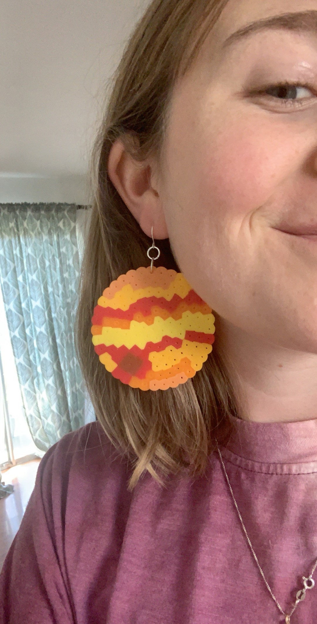 8-bit Jupiter Earrings - Etsy