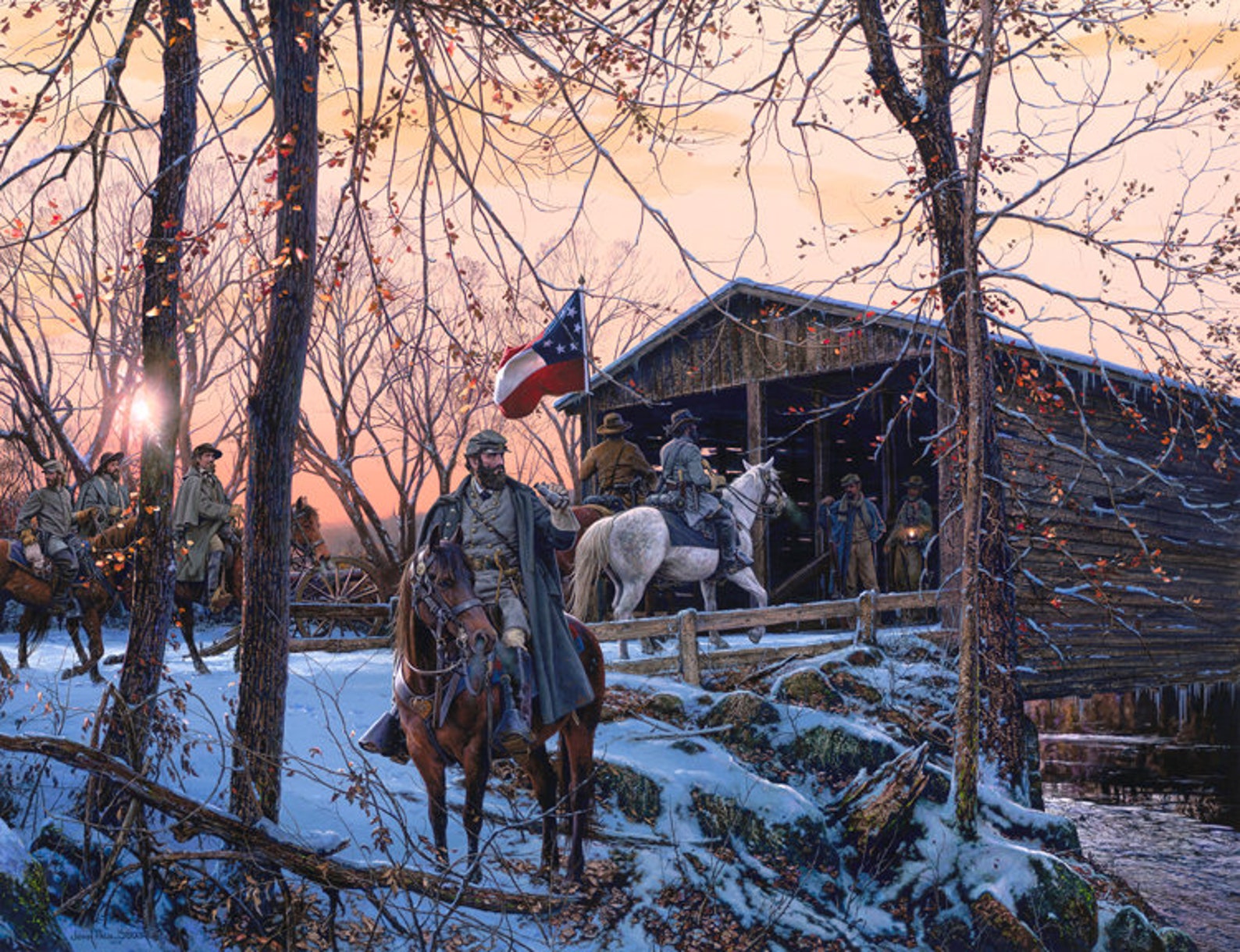 The Bridge at Romney - 1862 - by John Paul Strain - New Signed Limited ...