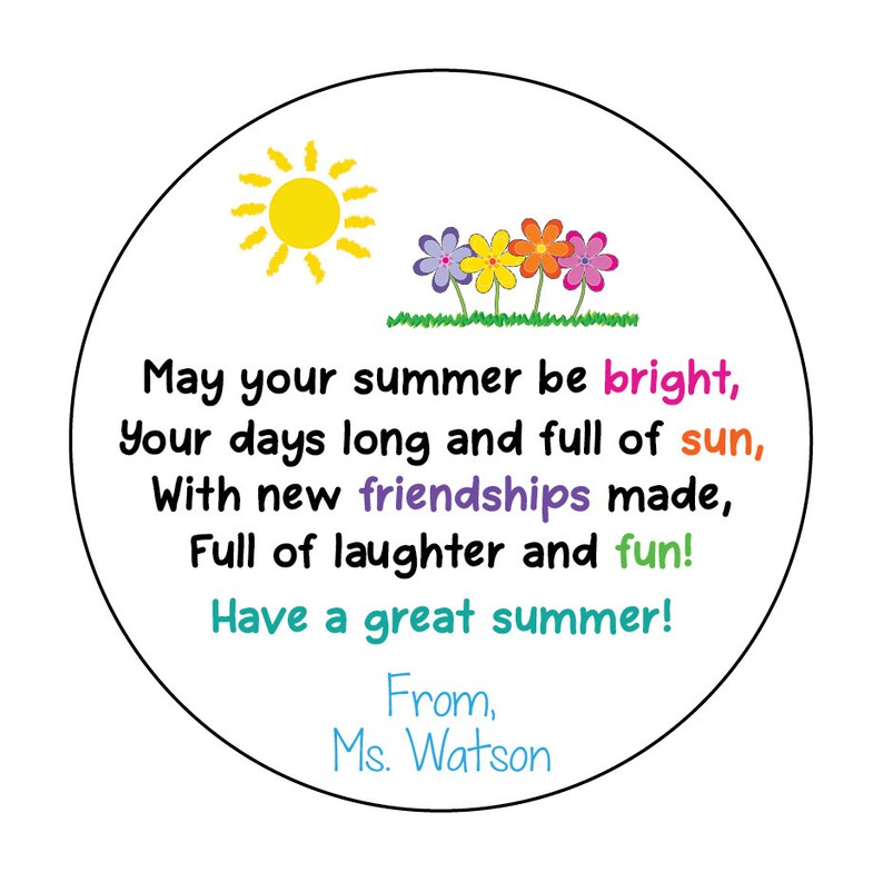 Last Day Of School Personalized Stickers Teacher Quote To Etsy Last Day Of School Personalized Stickers Teacher Quote To Etsy