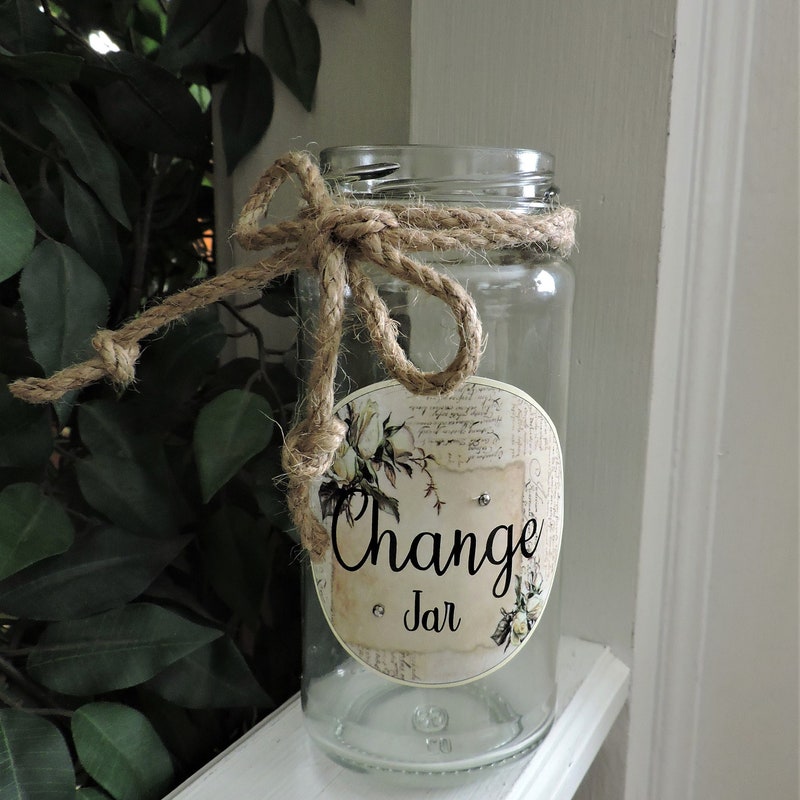 Laundry Change Jar - Etsy