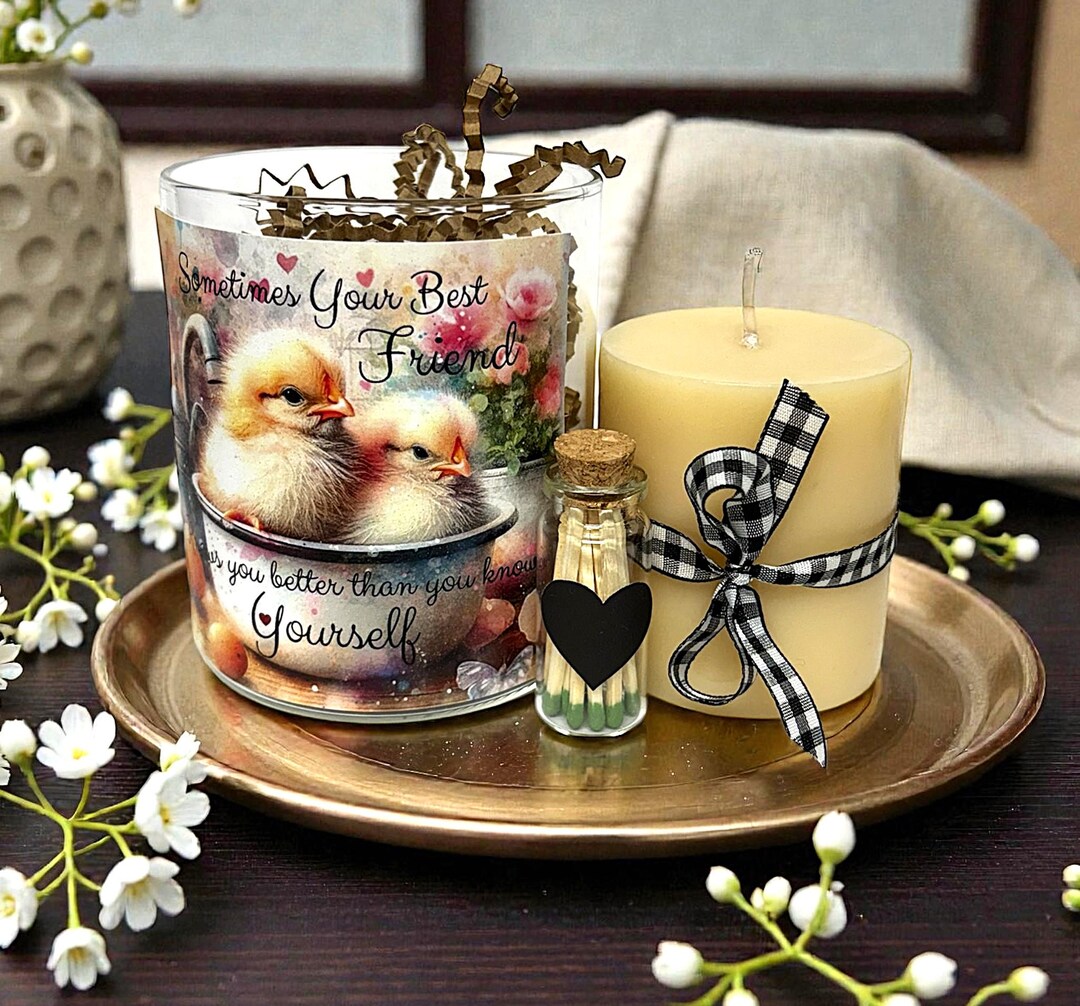 Baby Chicks Friend Candle, Friendship Gift - Etsy