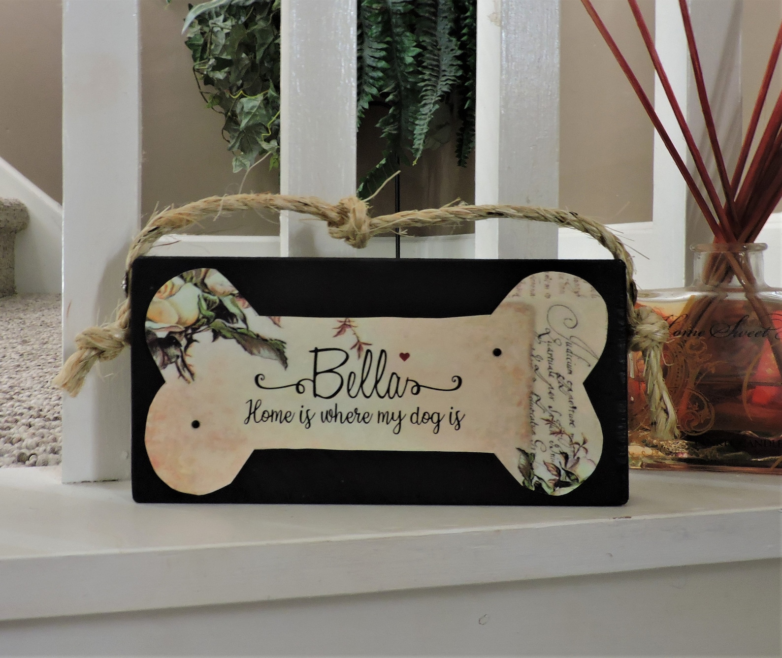 Personalized Pet Sign Custom Pet Sign Pet Shelf Sitter | Etsy