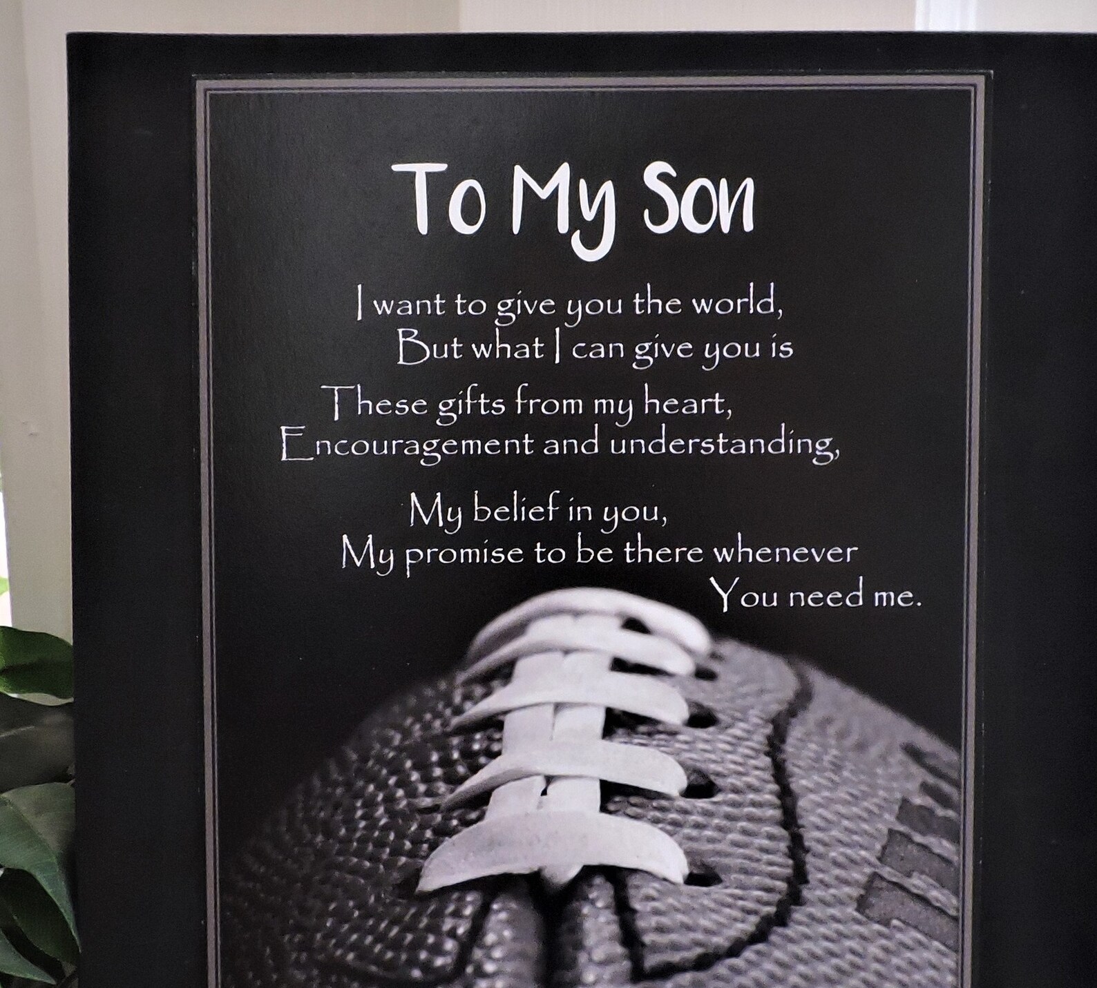 Kids Football Gift Football Sign Gift From Dad to Son - Etsy
