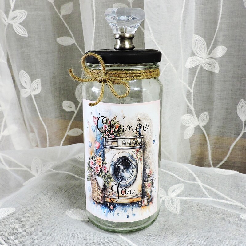 Laundry Change Jar - Etsy