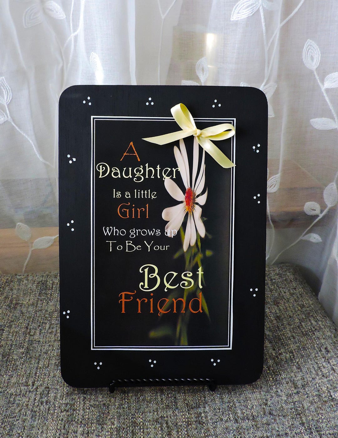 Daughter Gift for Daughter Daisy Sign Daughter Birthday Gift for ...
