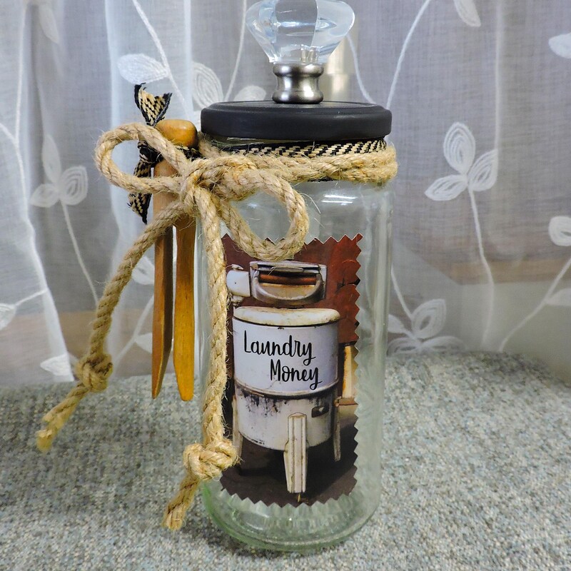 Laundry Change Jar - Etsy