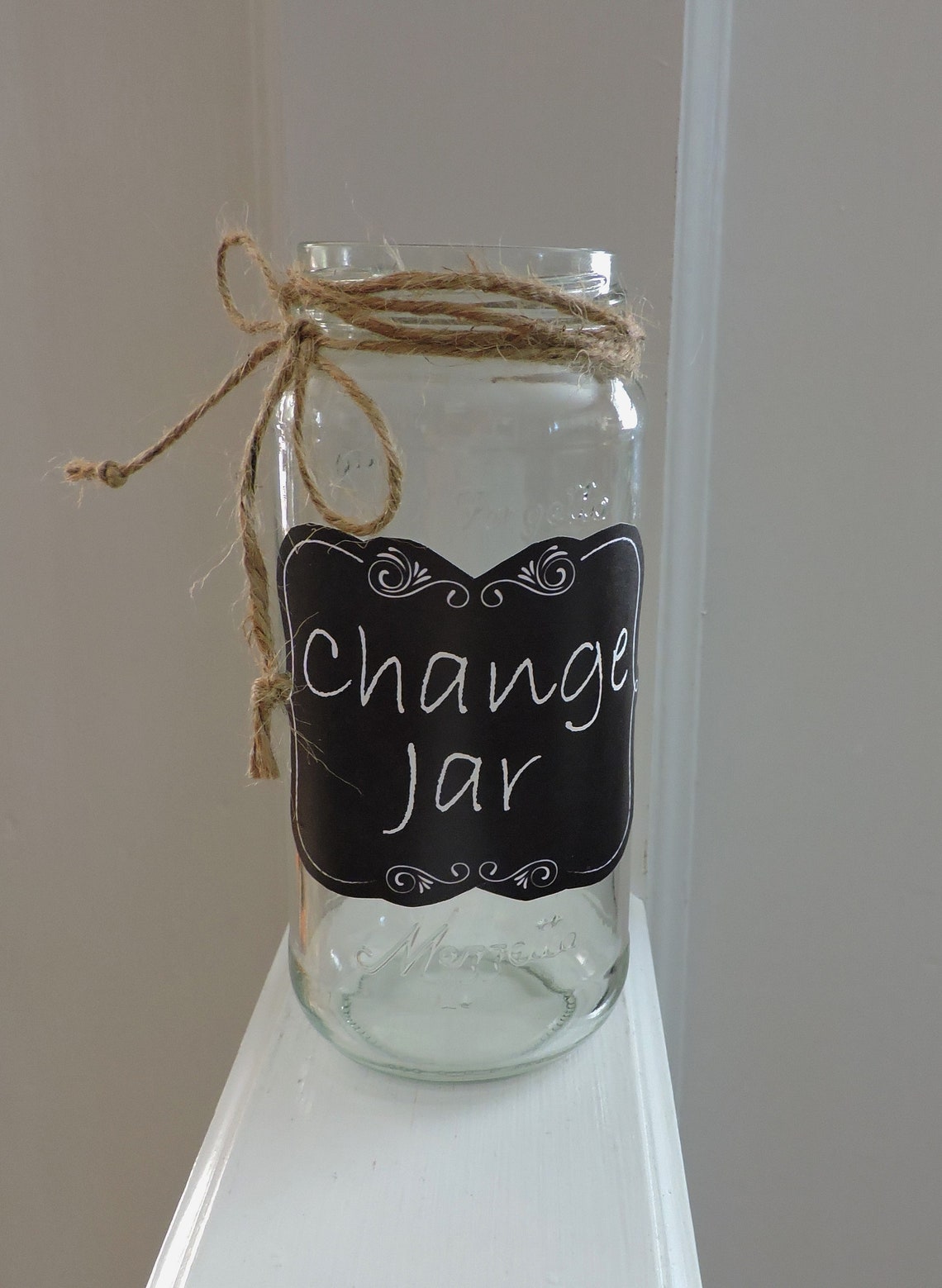 Glass Change Jar Coin Jar Womens Gifts Kitchen Decor - Etsy