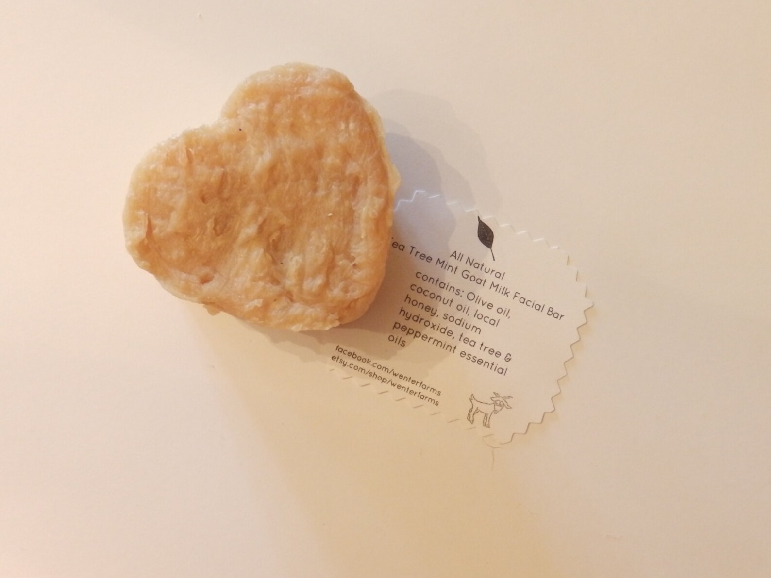 Tea Tree Mint Facial Bar All Natural Goat Milk Soap With - Etsy