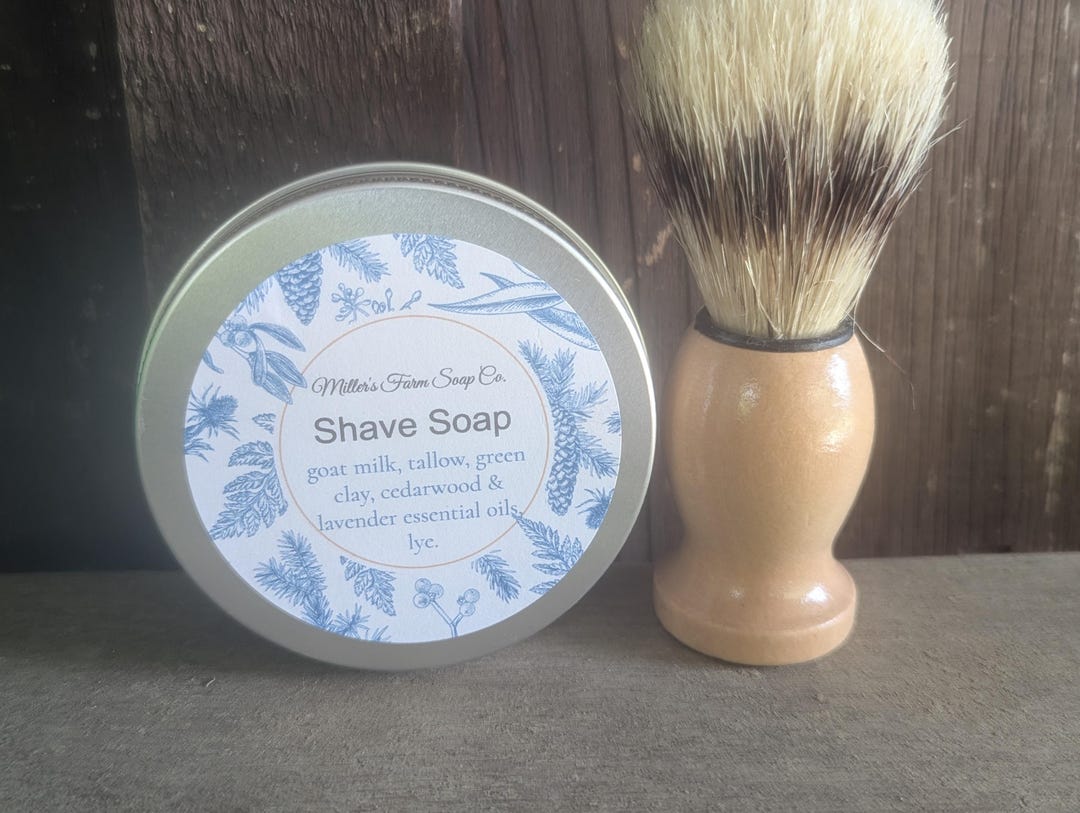 Goat Milk & Tallow Shave Soap - Etsy