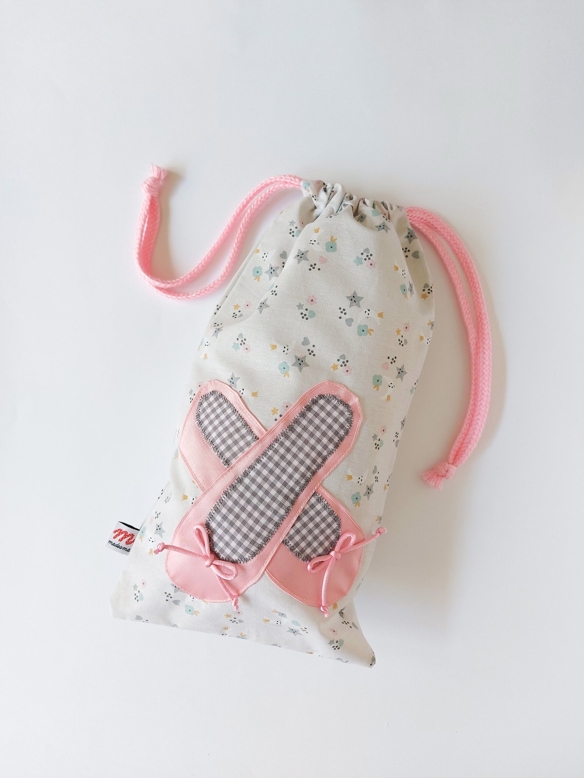 Handmade Ballet Shoe Bag: Cotton Dance Accessories Sac - Etsy