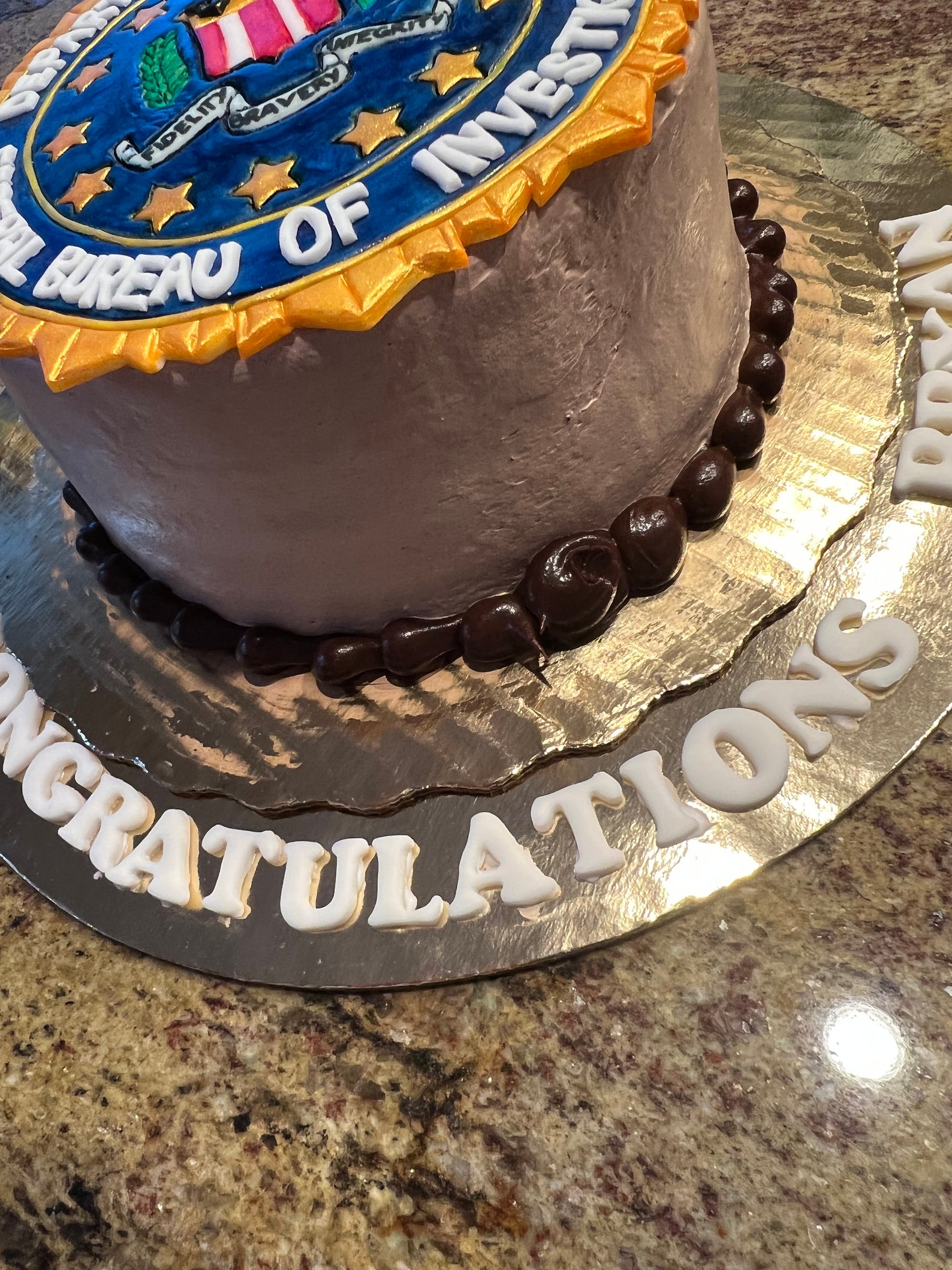 FBI Cake Topper for Him Personalized Cake Topper for Men - Etsy