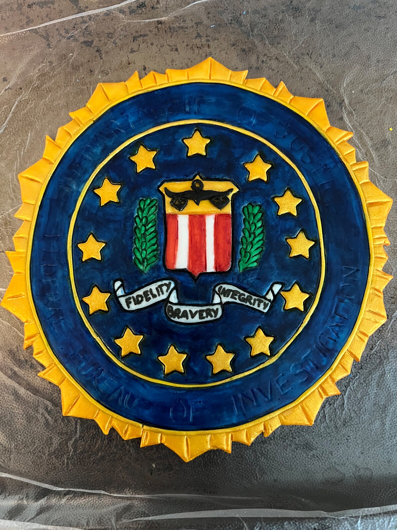 FBI Cake Topper for Him Personalized Cake Topper for Men - Etsy