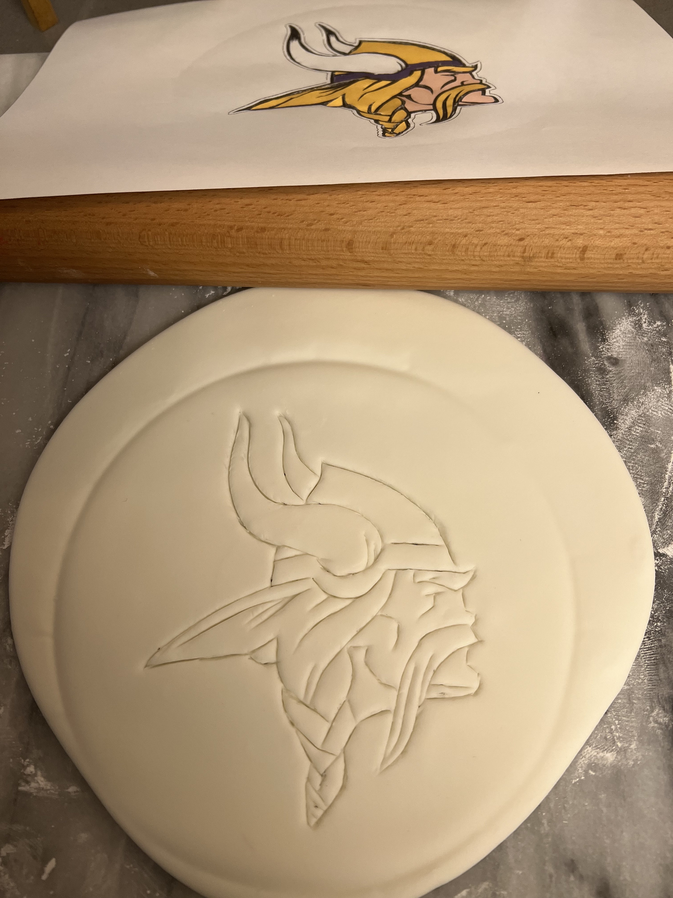 Fondant Cake Topper NFL Team Game Day Football - Etsy