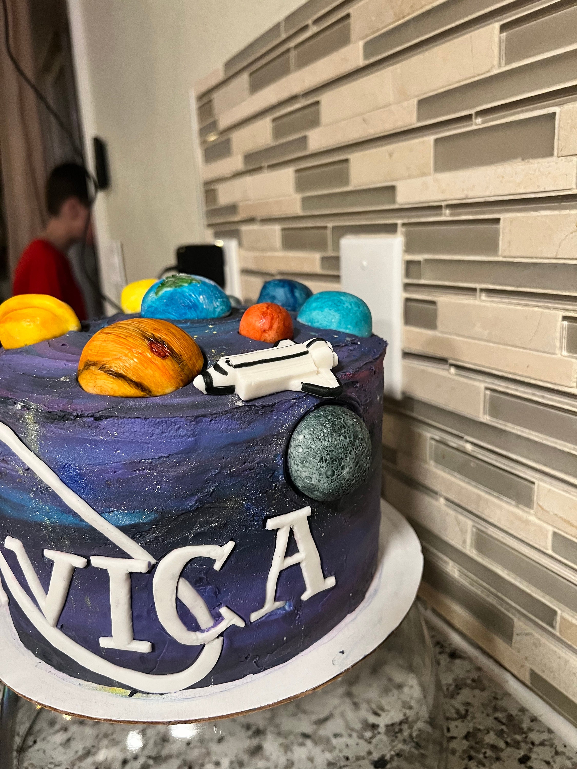 Fondant Cake Toppers NASA Space Planets Galaxy - Etsy