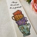 Hand Painted Bookmark, Watercolor Artwork, Stacked Mugs Art, Watercolor ...