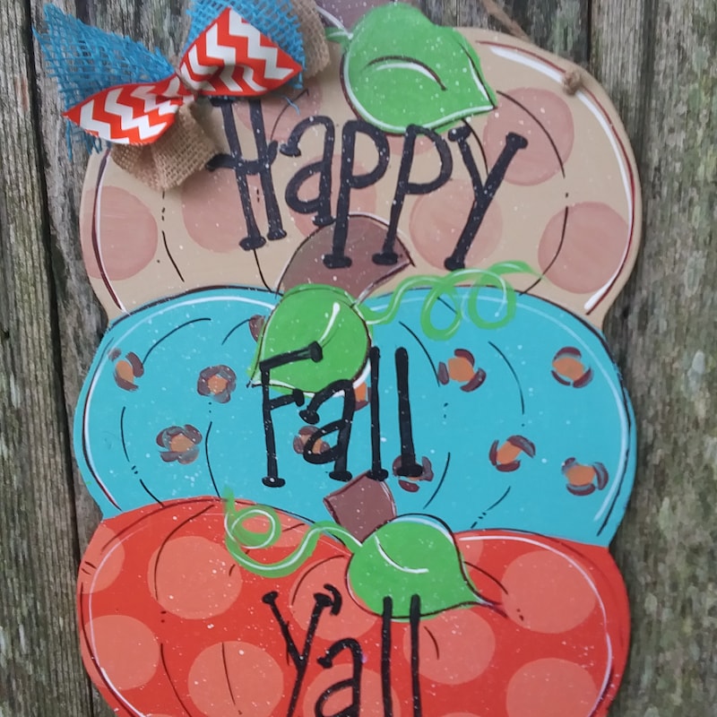 Happy Fall Sign - Etsy