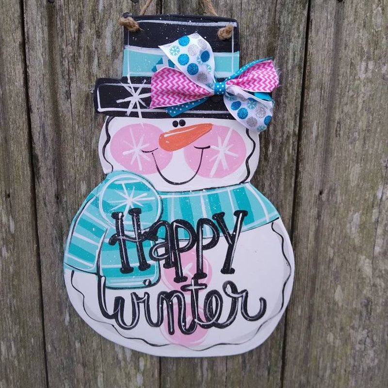 Winter Door Decor - Etsy