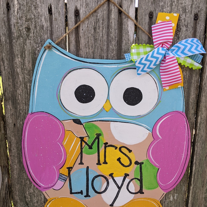 Owl Door Hanger - Etsy
