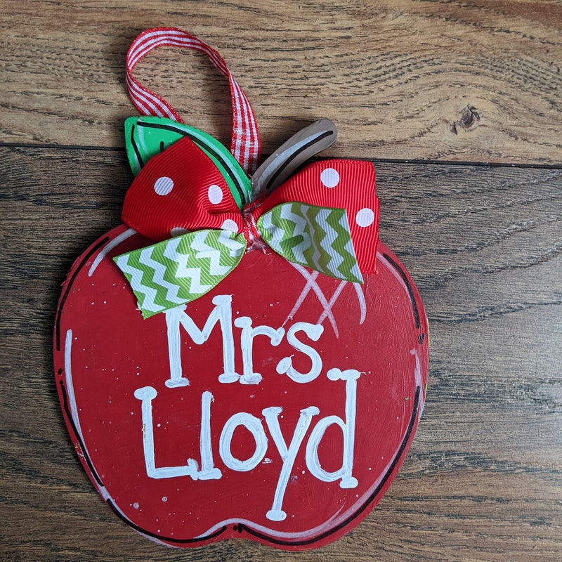 Apple for Teacher - Etsy