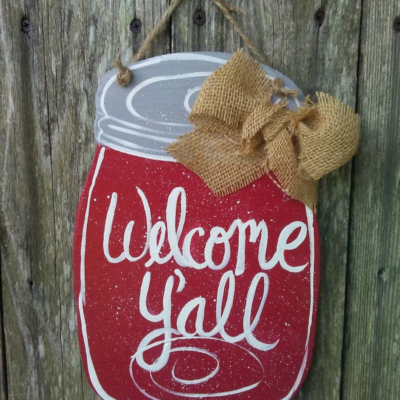 Mason Jar Sign - Etsy