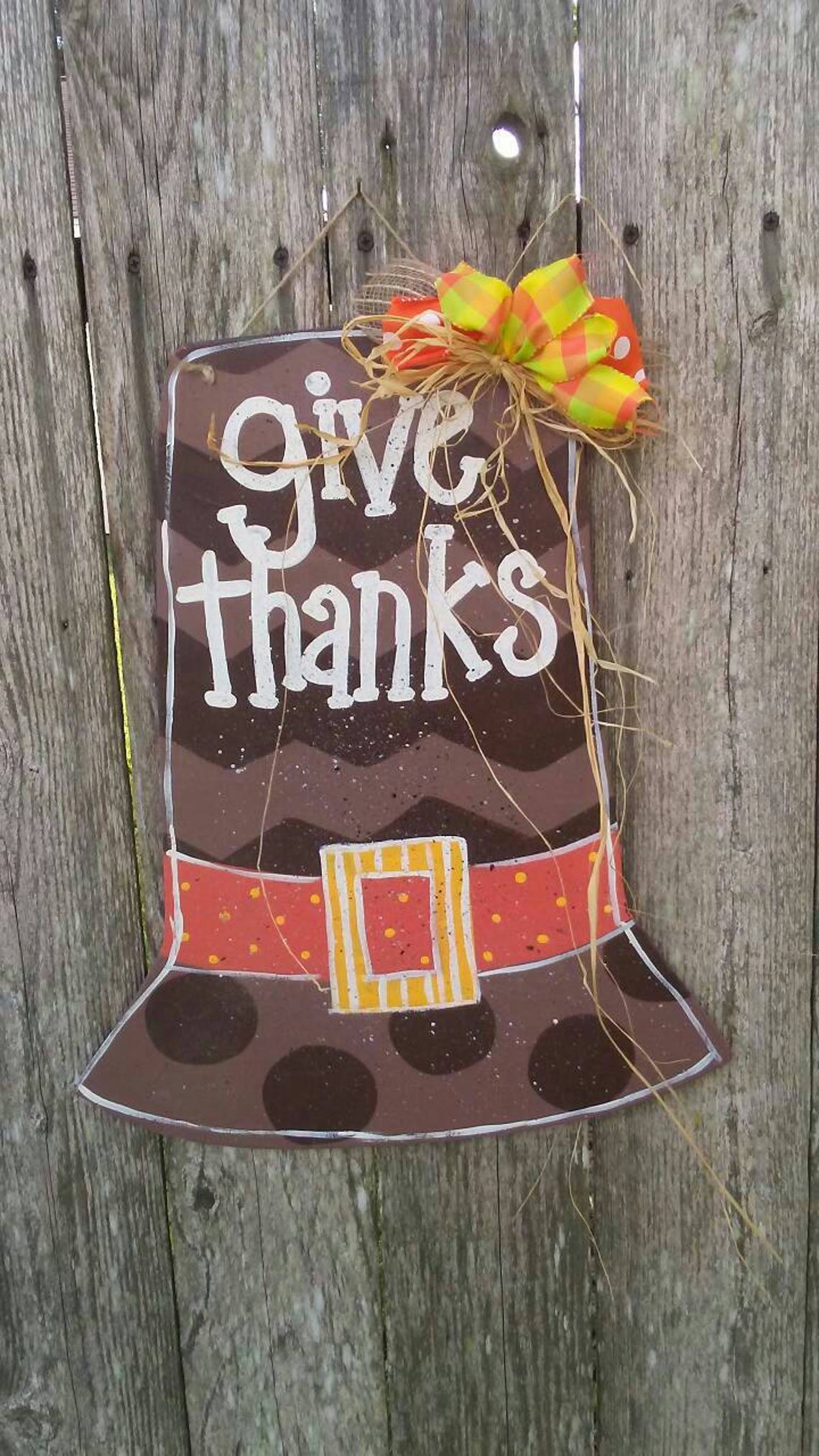 Pilgrim Hat Wood Door Hanger...thanksgiving Door Hanger..fall - Etsy