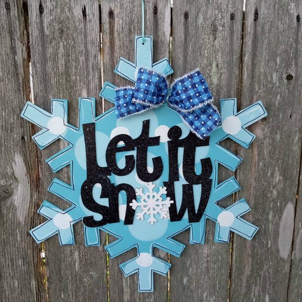 Winter Door Decor - Etsy