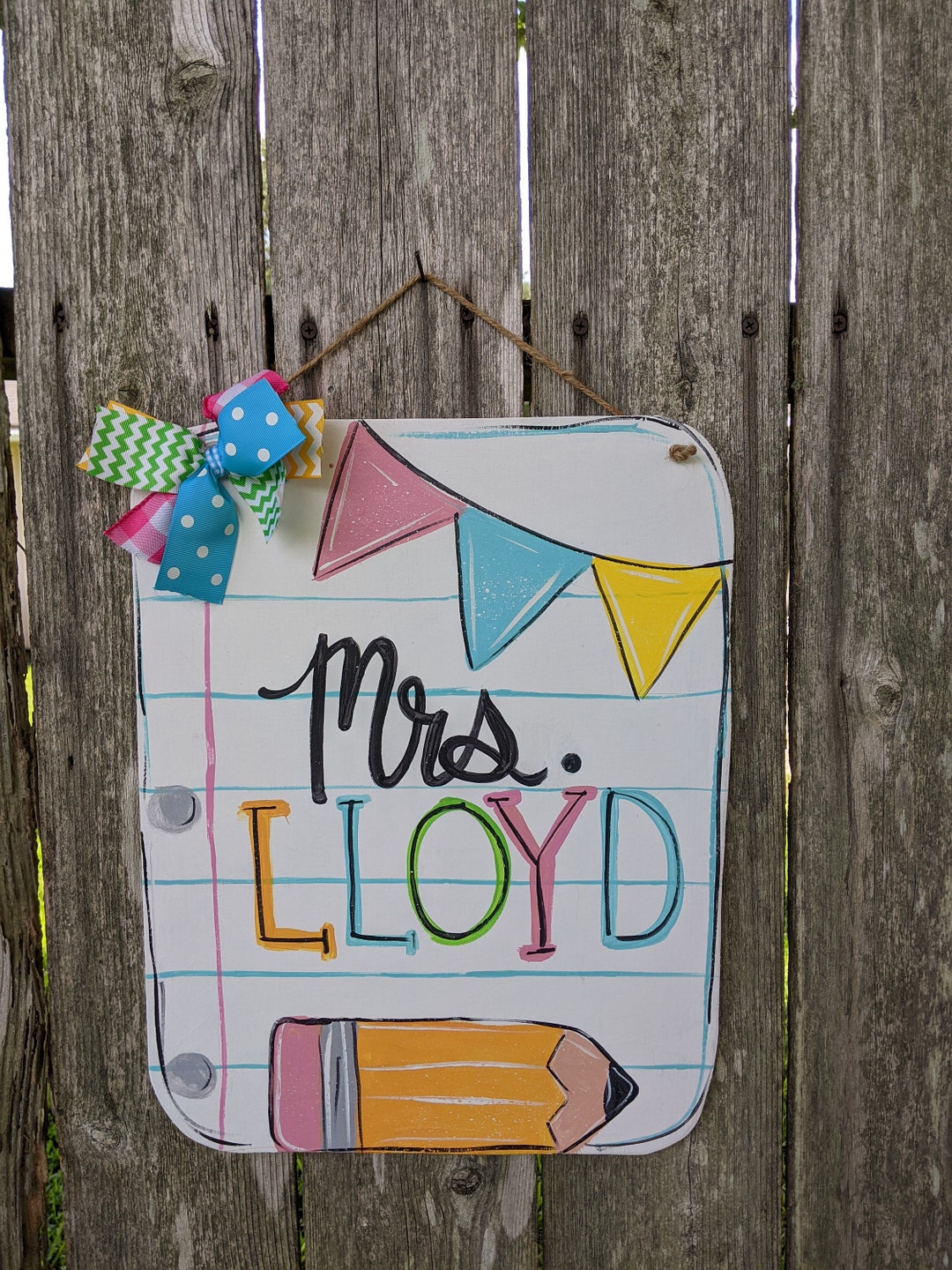 Classroom Door Hanger, Classroom Decor, Teacher Gift, Teacher Door ...