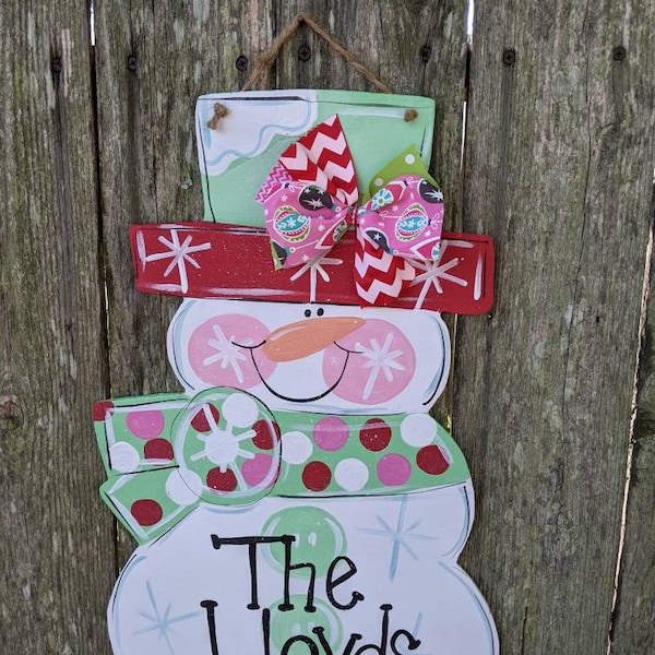 Winter Door Hanger - Etsy
