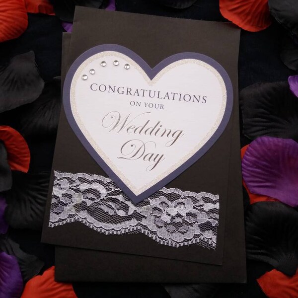 Gothic Wedding Card - Etsy UK