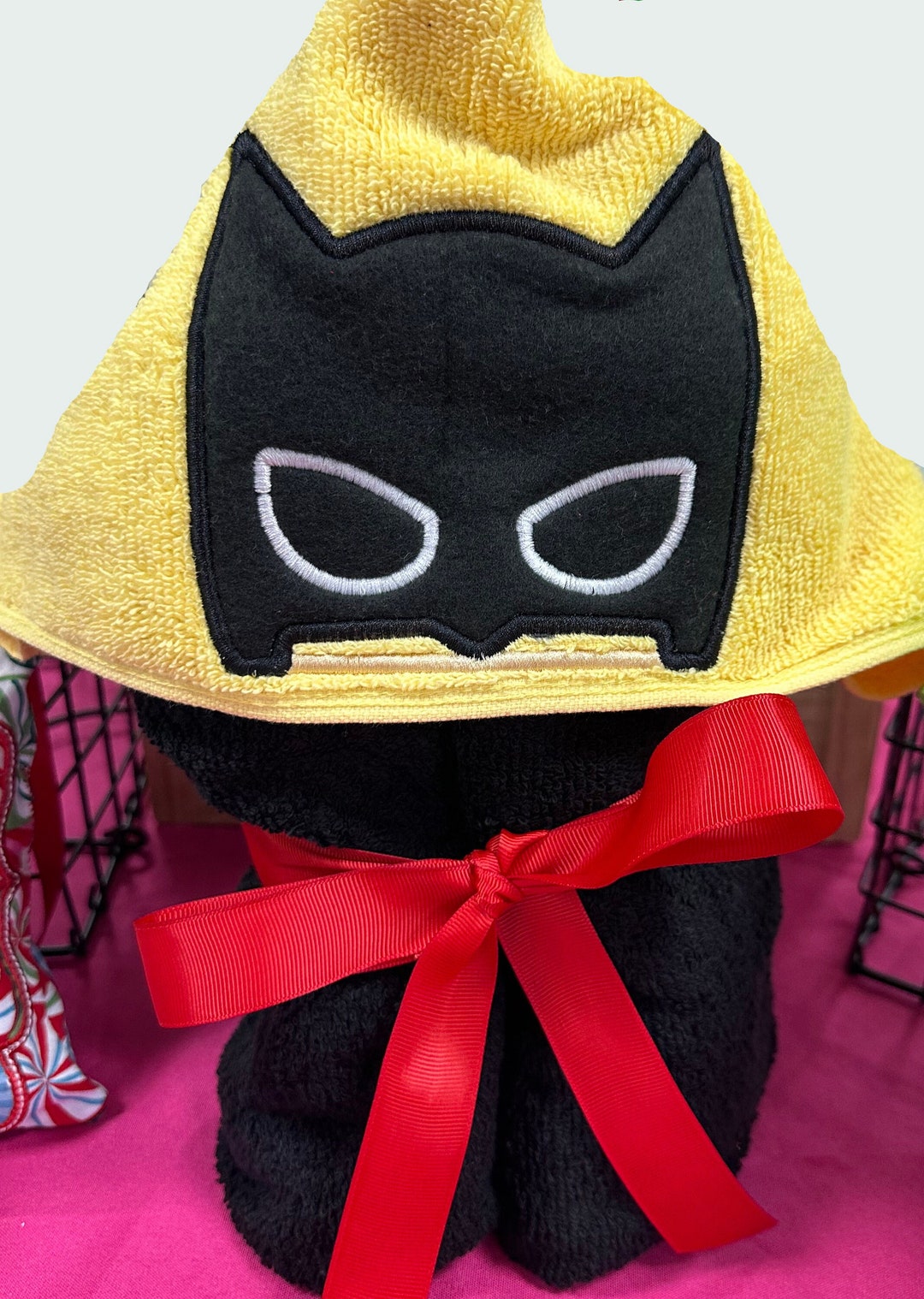 Kids Hooded Towel Batman- Made to Order! - Etsy