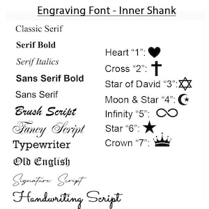 14K Solid Gold Enamel Ring, Custom Writing and Enamel Color, Always ...