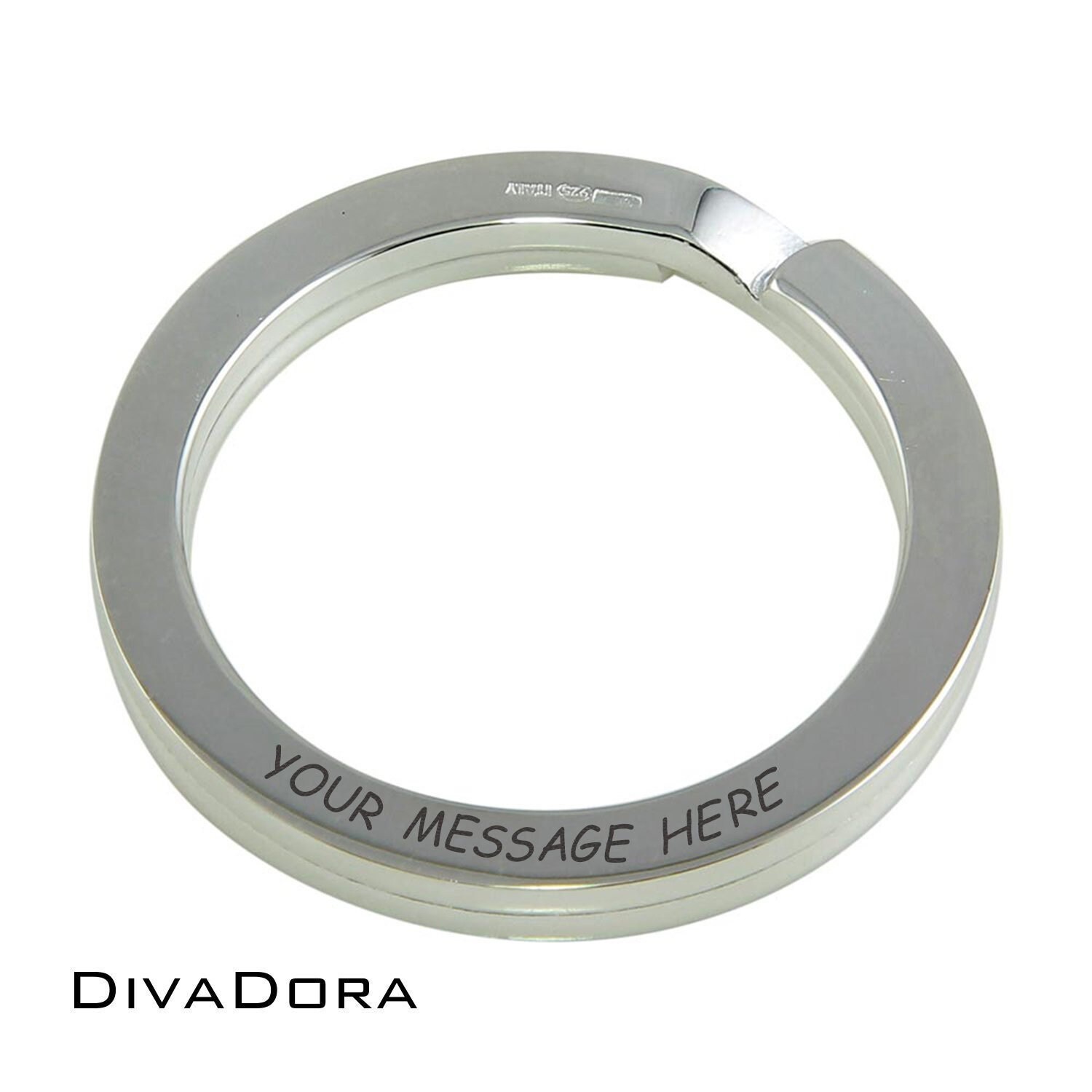 Sterling Silver Ring for Key - Etsy