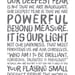 Inspirational Print Powerful Beyond Measure. Marianne Williamson Nelson ...