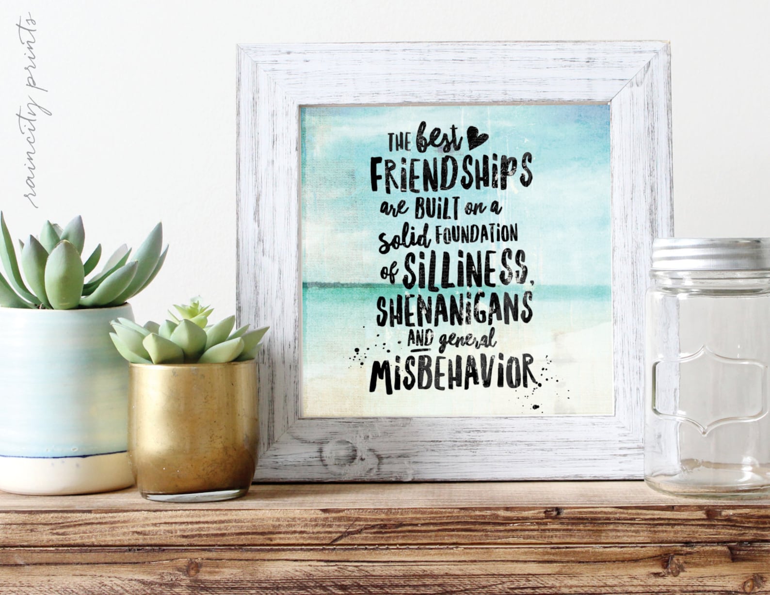 Best Friendships BFF Card. Shenanigans Misbehavior Friendship Quote ...