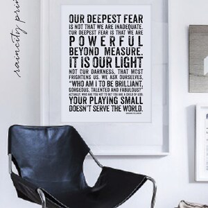 Inspirational Art. Powerful Beyond Measure Art Print. Marianne ...