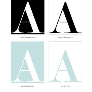 Modern Alphabet Art Print. Typographic Art. Mid Century Modern Wall Art ...