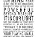 Inspirational Art. Powerful Beyond Measure Art Print. Marianne ...