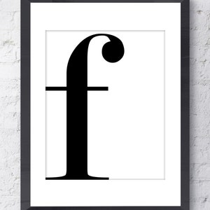 Modern Alphabet Art Print. Typographic Art. Mid Century Modern Wall Art ...