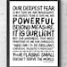 Inspirational Print Powerful Beyond Measure. Marianne Williamson Nelson ...