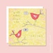 Funny Valentines Day Card. Funny Love Birds Texting Valentines Day Love ...
