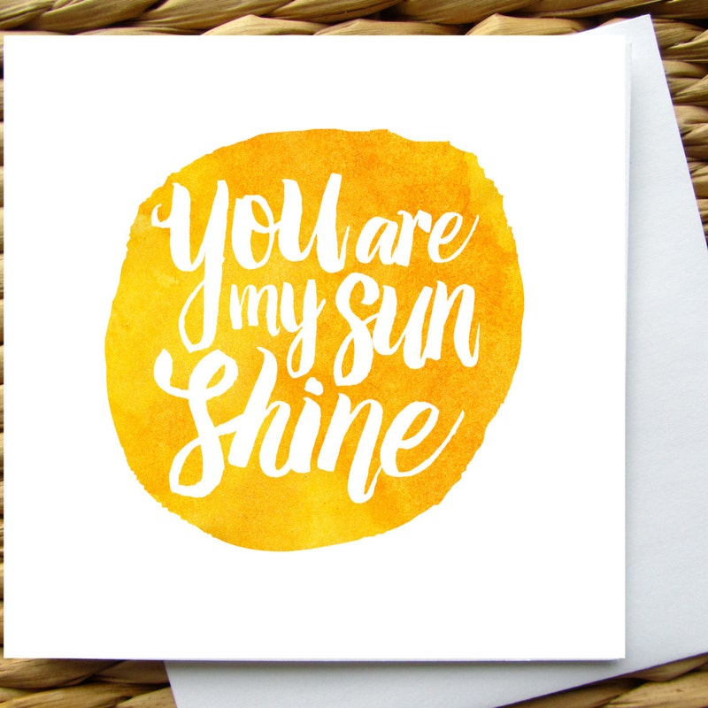 Sunshine Cards - Etsy