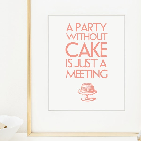 A Party Without Cake - Etsy