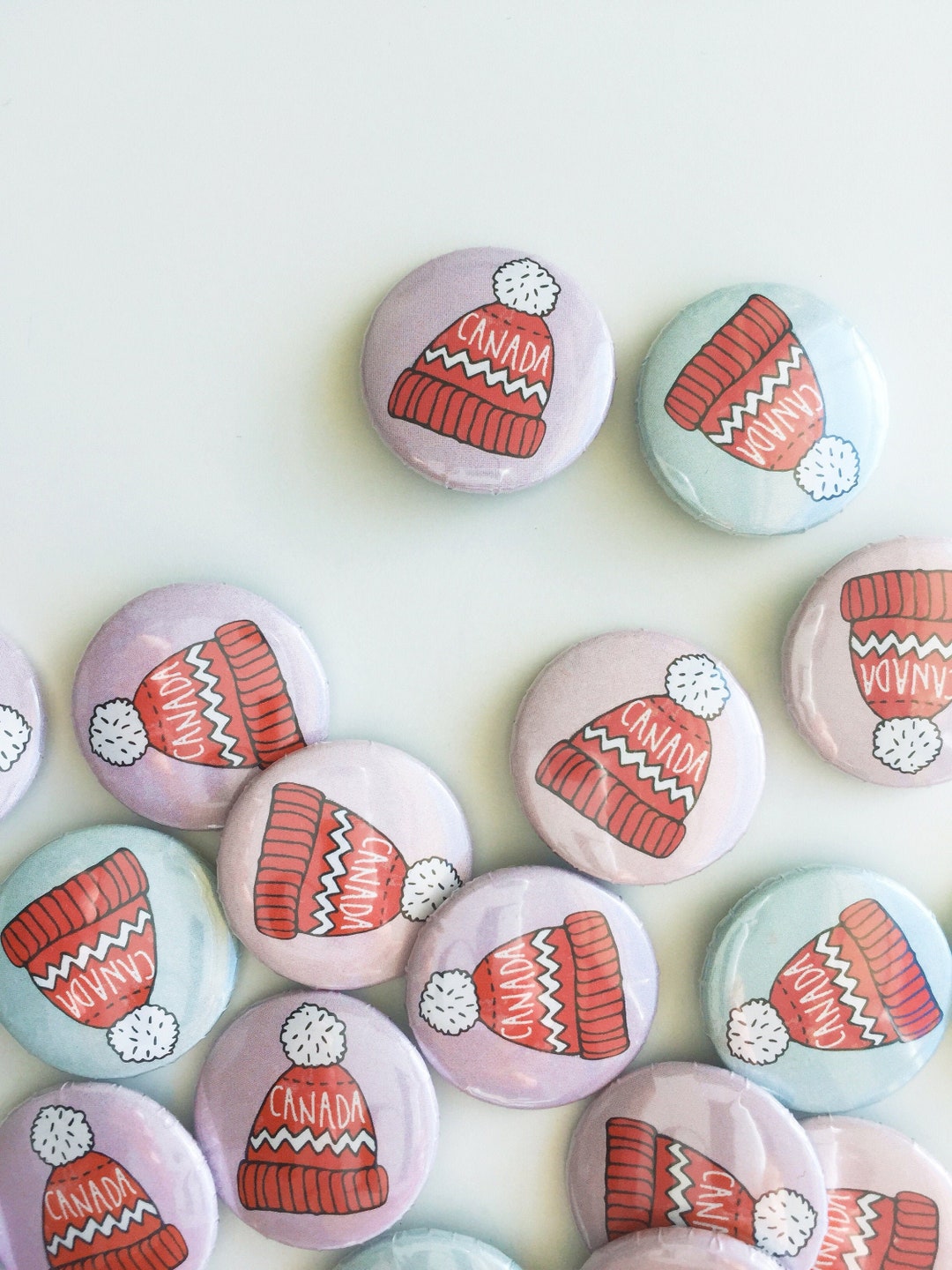 Mix and Match Canada Toque Pinback Buttons. Vancouver Canada Raincouver ...