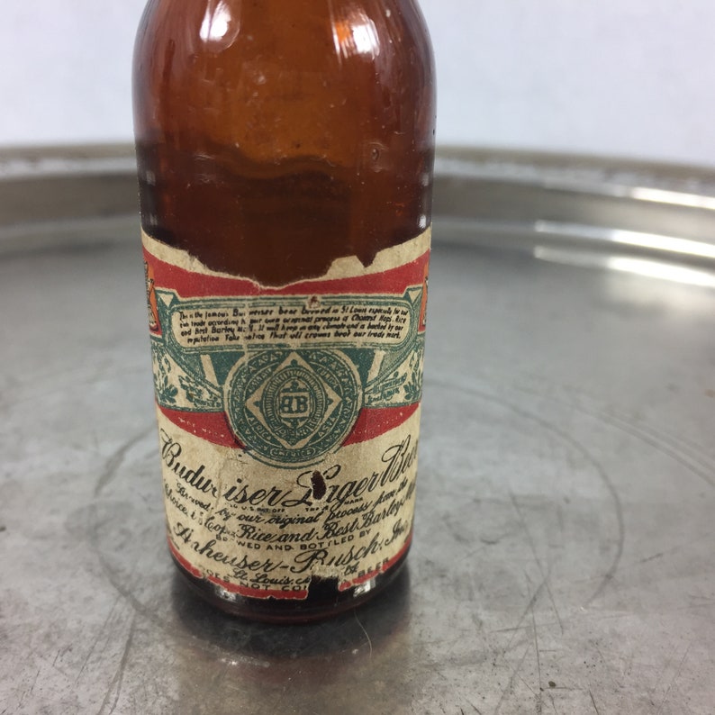 Miniature Budweiser Lager Beer Bottle C1950s - Etsy